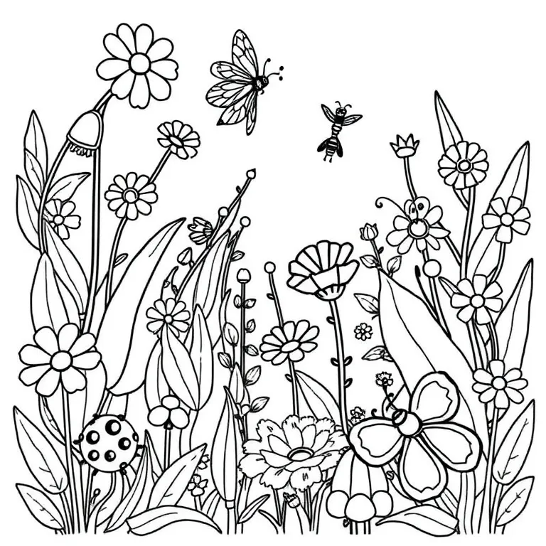 Bug Coloring Pages For Kids - Printable & Free!