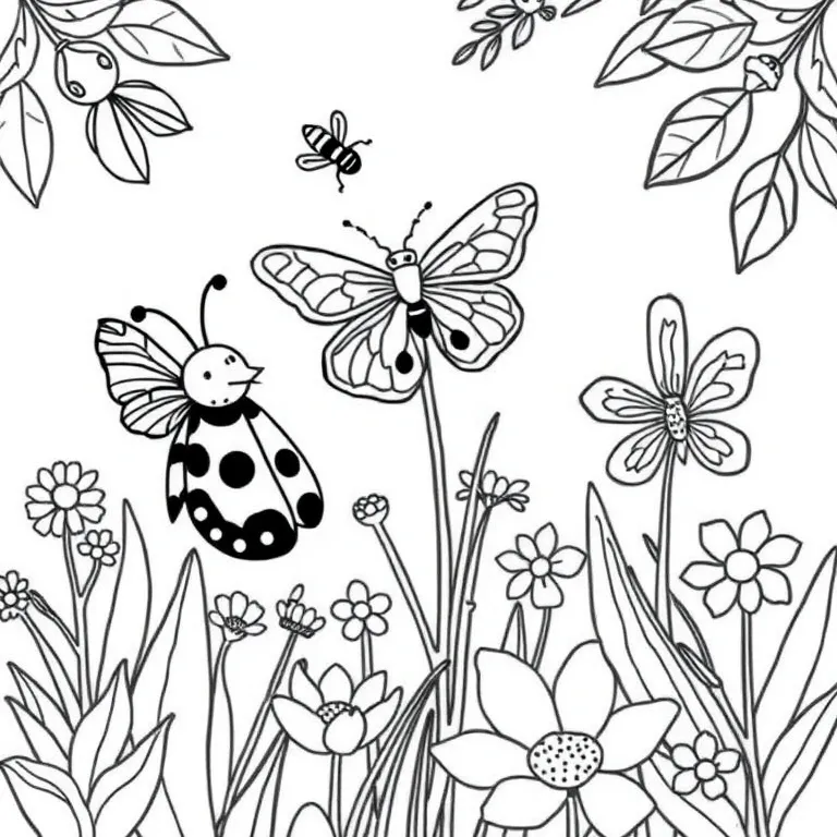 Buggy Coloring Pages For Kids - Printable & Free!
