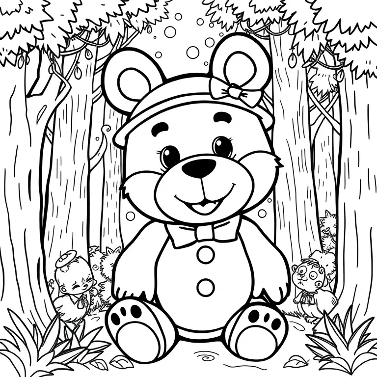 Freddy Coloring Pages For Kids - Printable & Free!