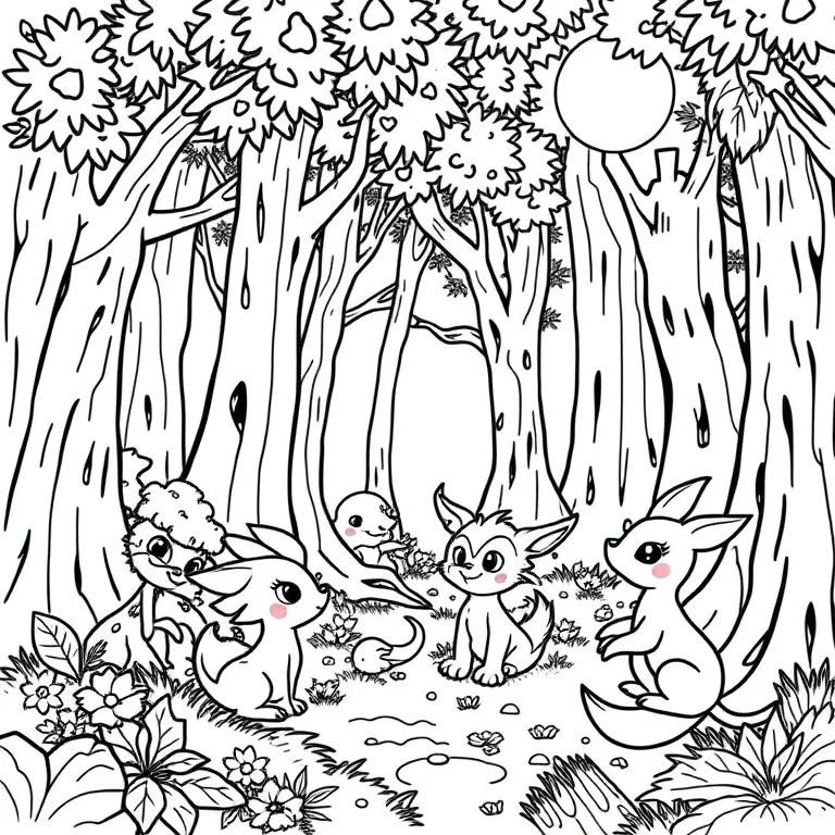 Neopet Coloring Pages For Kids - Printable & Free!